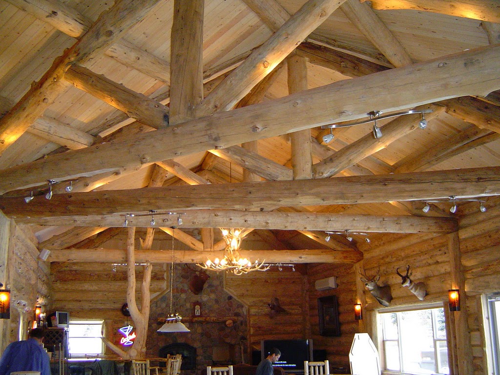 Majestic Log Homes | 763-263-3050 | Log Home Restoration, Log Mantels ...