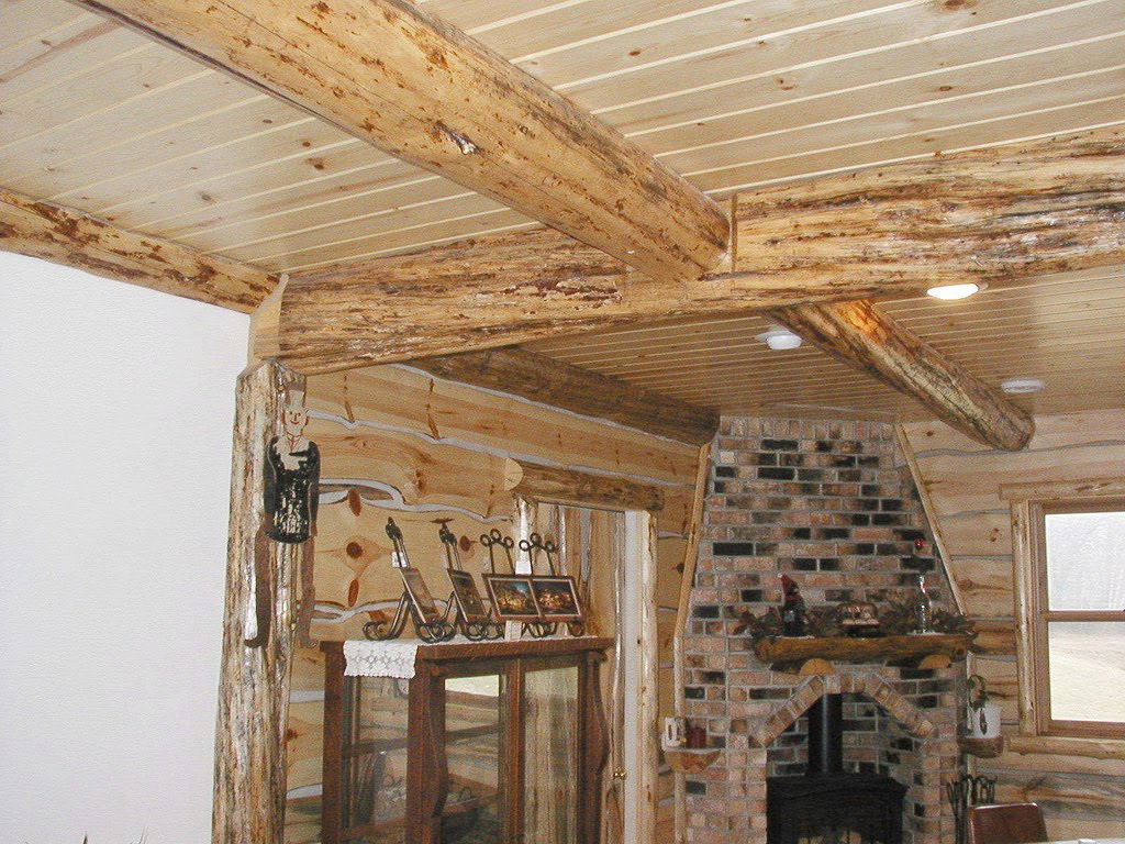 Majestic Log Homes | 763-263-3050 | Log Home Restoration, Log Mantels ...