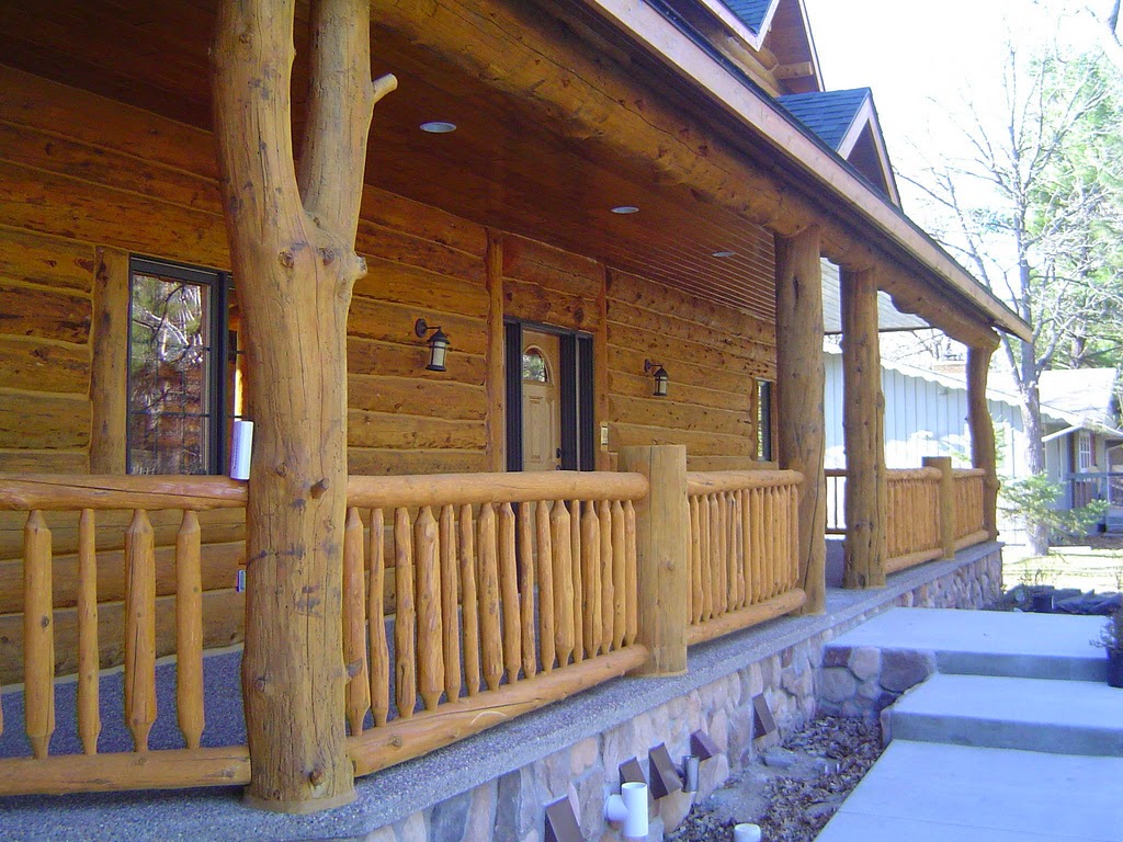 Majestic Log Homes | 763-263-3050 | Log Home Restoration, Log Mantels ...