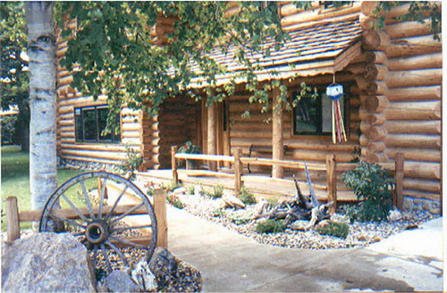 Majestic Log Homes | 763-263-3050 | Log Home Restoration, Log Mantels ...