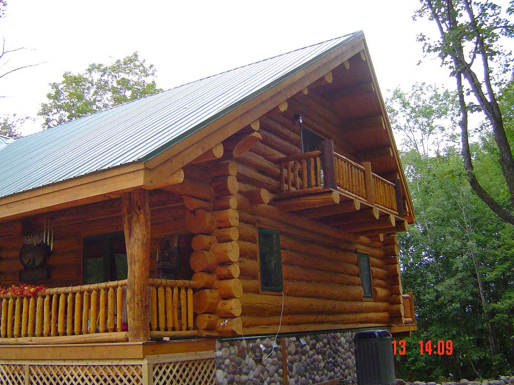 Majestic Log Homes | 763-263-3050 | Log Home Restoration, Log Mantels ...