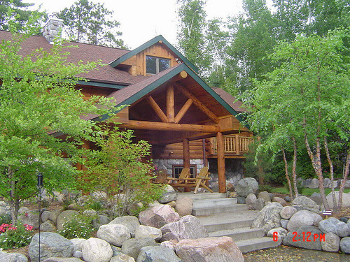 Majestic Log Homes | 763-263-3050 | Log Home Restoration, Log Mantels ...