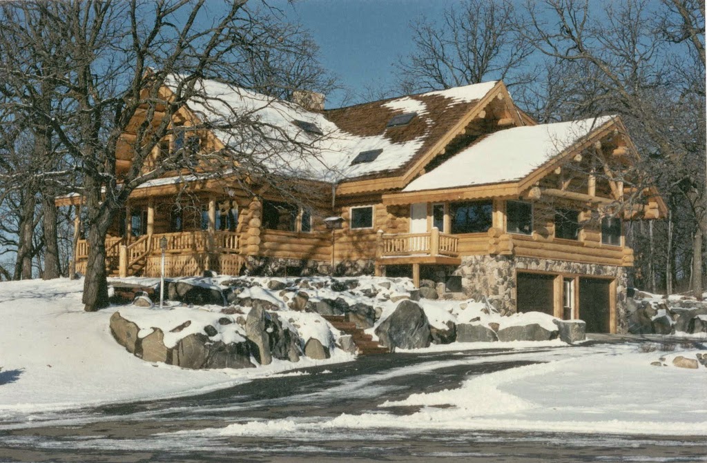 Majestic Log Homes | 763-263-3050 | Log Home Restoration, Log Mantels ...