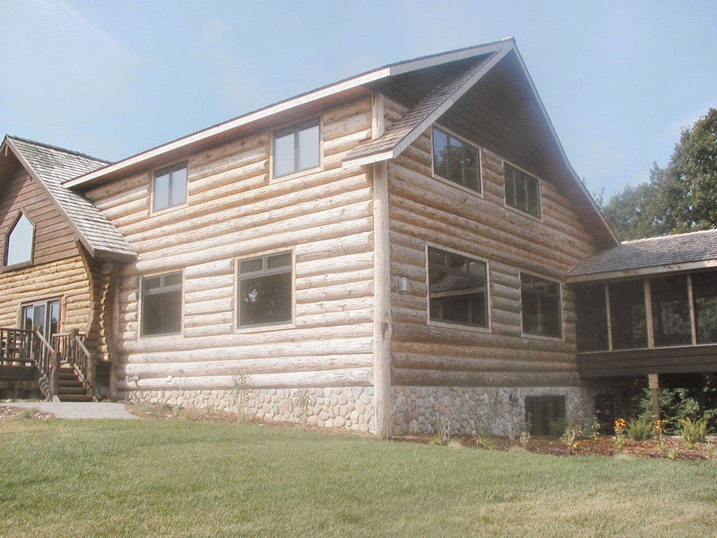 Majestic Log Homes | 763-263-3050 | Log Home Restoration, Log Mantels ...