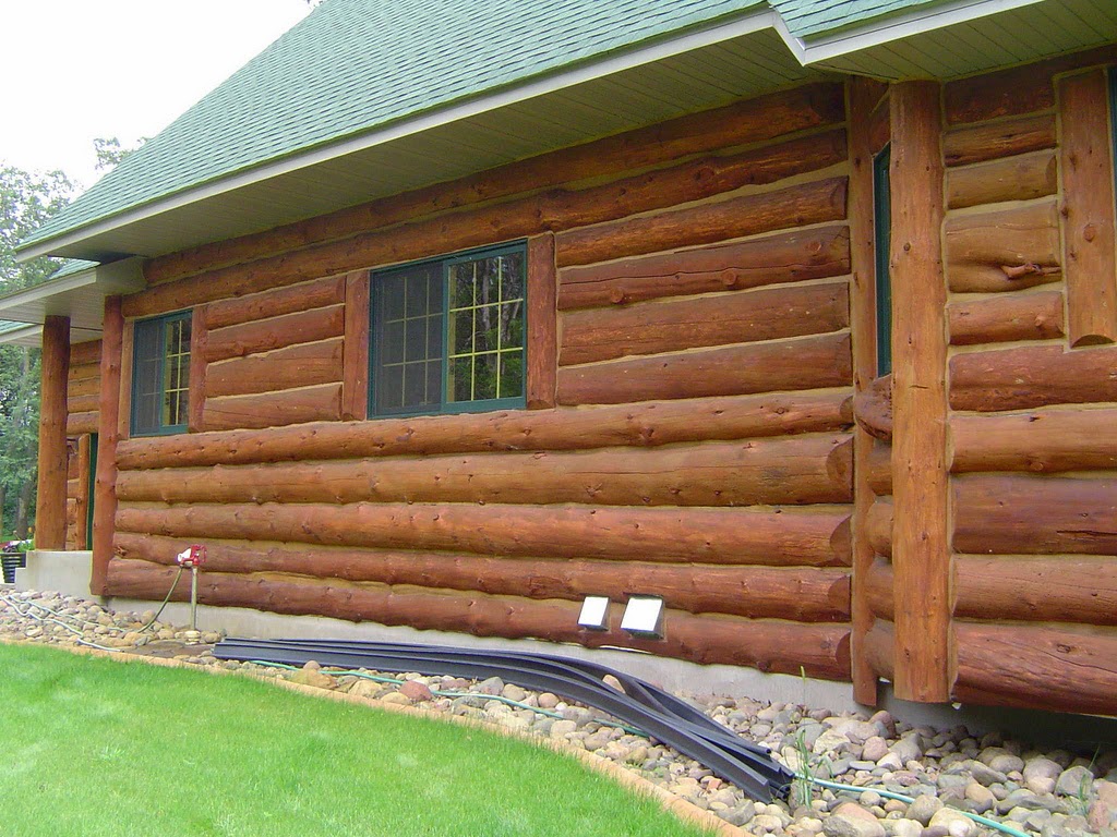 Majestic Log Homes | 763-263-3050 | Log Home Restoration, Log Mantels ...